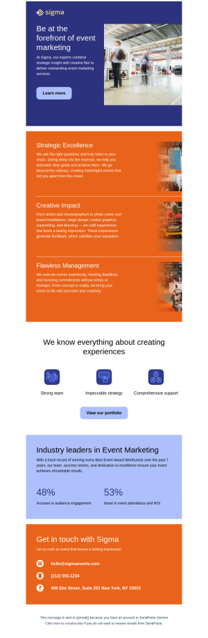 Free HTML Email Templates for Email Campaigns | SendPulse
